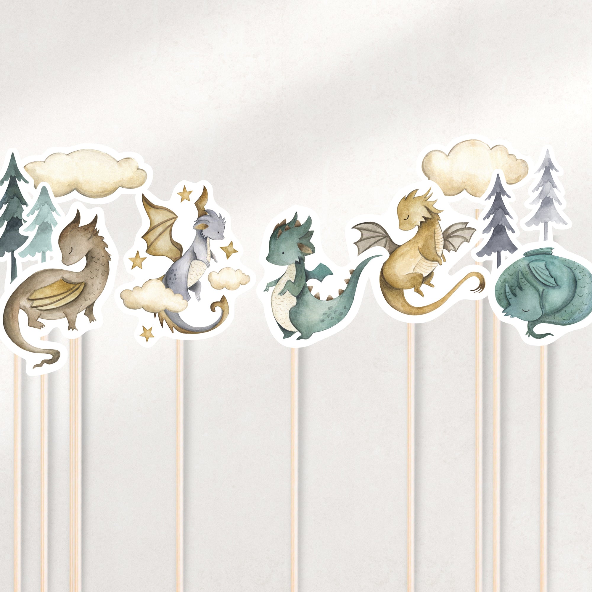 Dragons Centerpieces – MomentPrintables